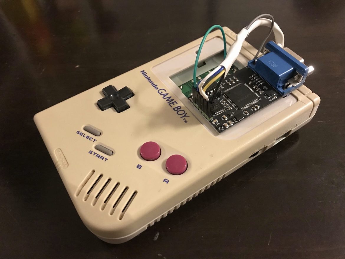 Gameboy DMG-01 Bivert + VGA mod - Dreamcast.nu