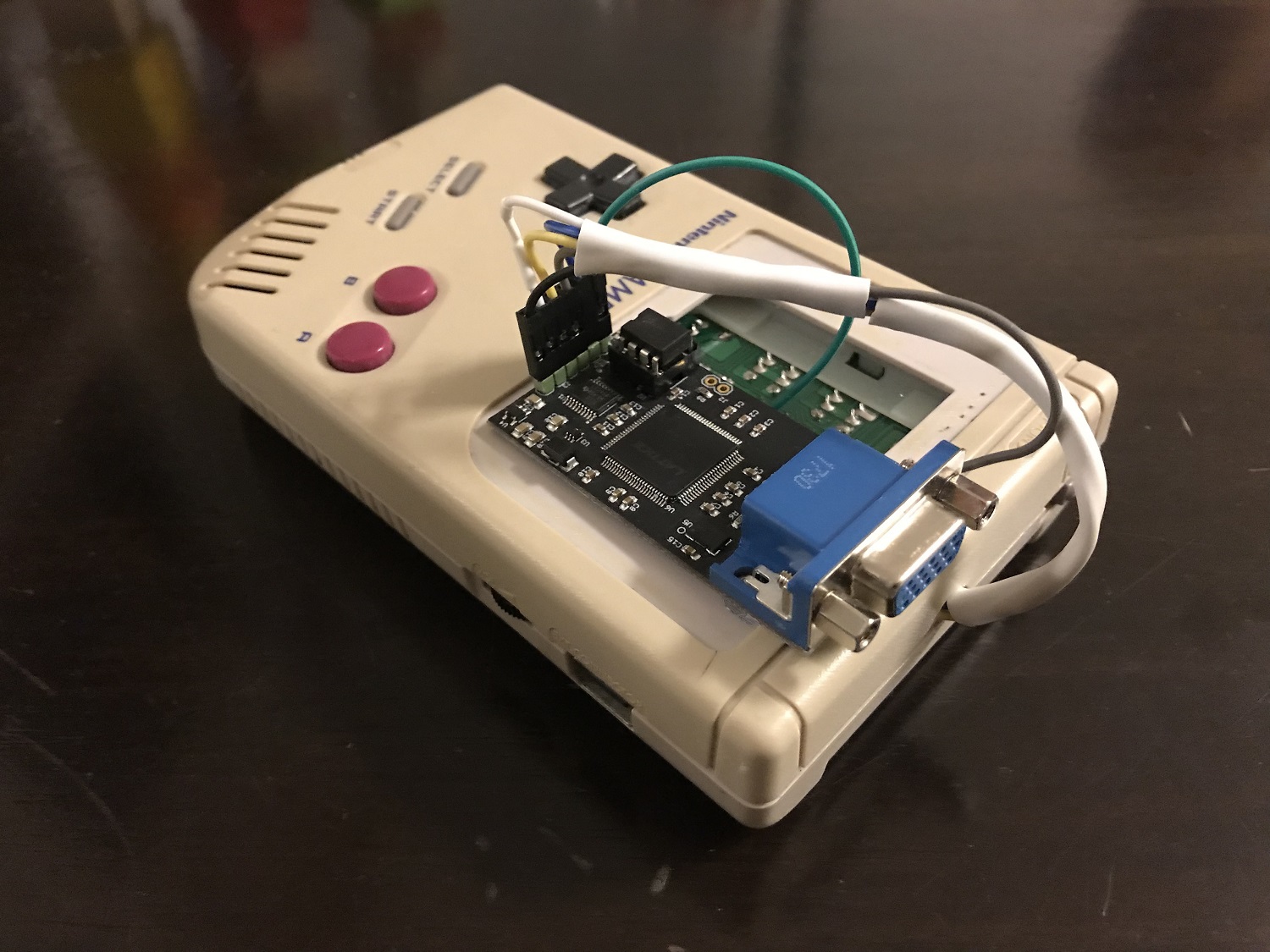 Gameboy DMG-01 Bivert + VGA mod - Dreamcast.nu