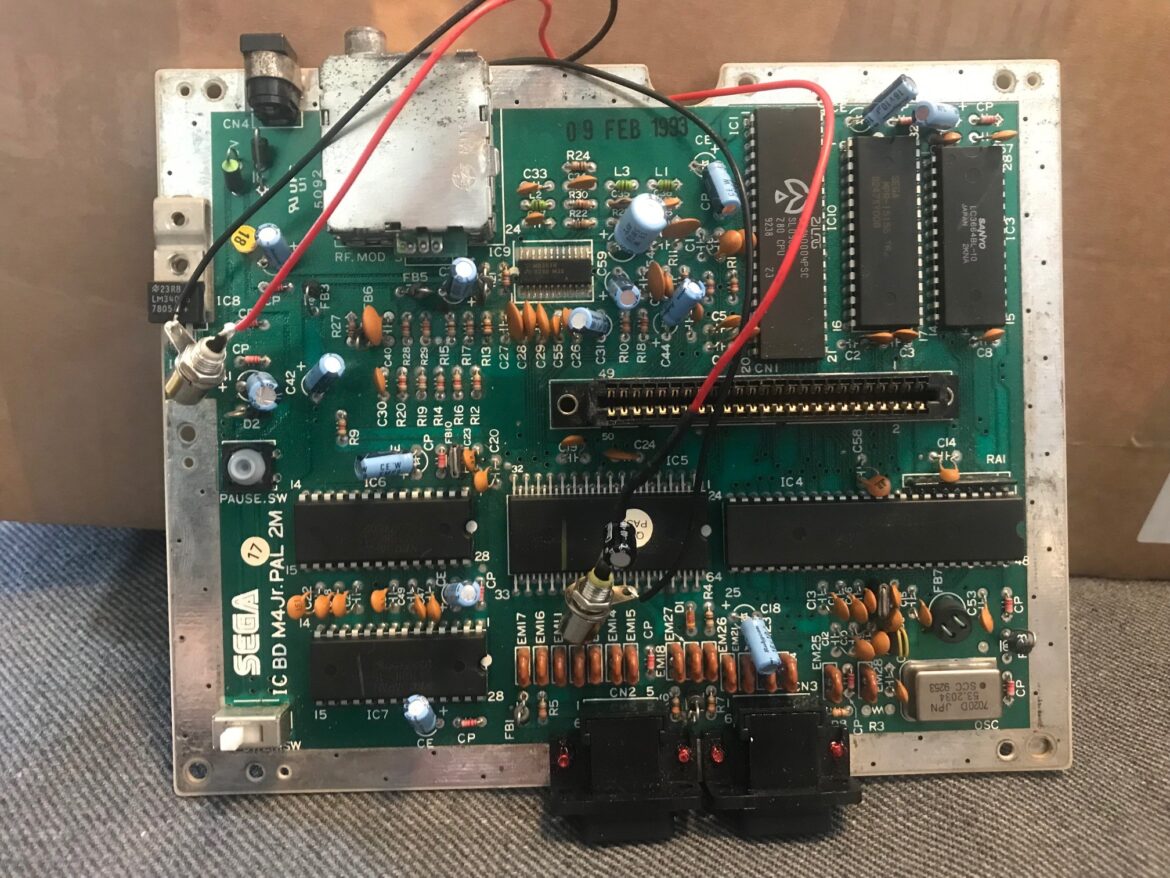 SEGA Master System 2 AV mod - Dreamcast.nu